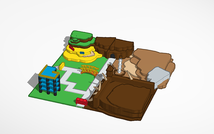 3D design TDS crossroads - Tinkercad