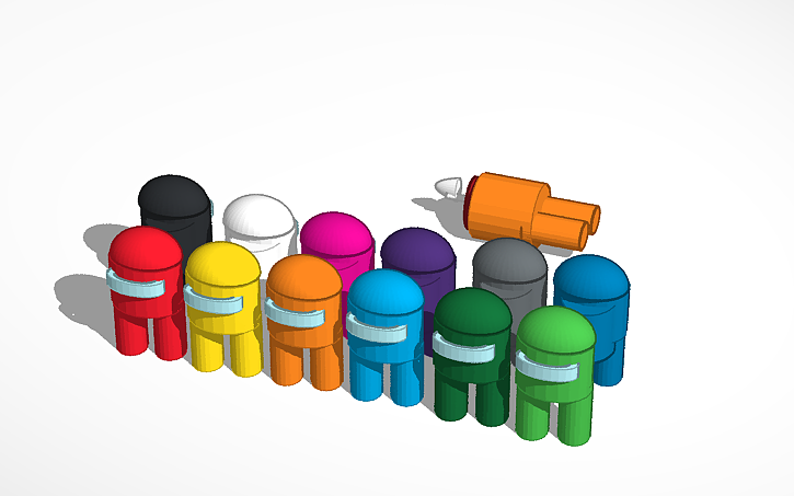 3D design among us | Tinkercad