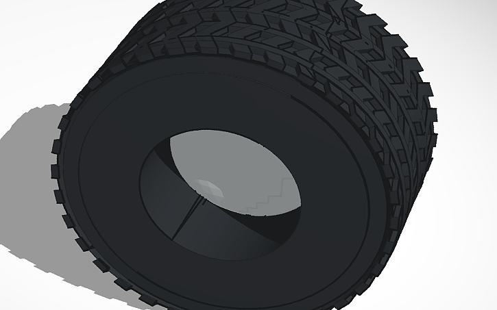 3D design truck tires | Tinkercad
