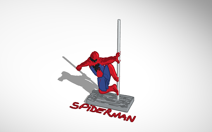 3D design spiderman - Tinkercad