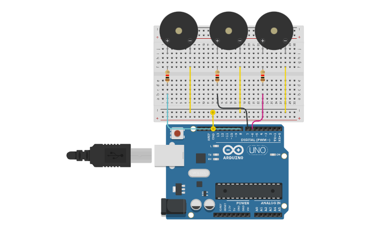 Circuit design Music - Tinkercad