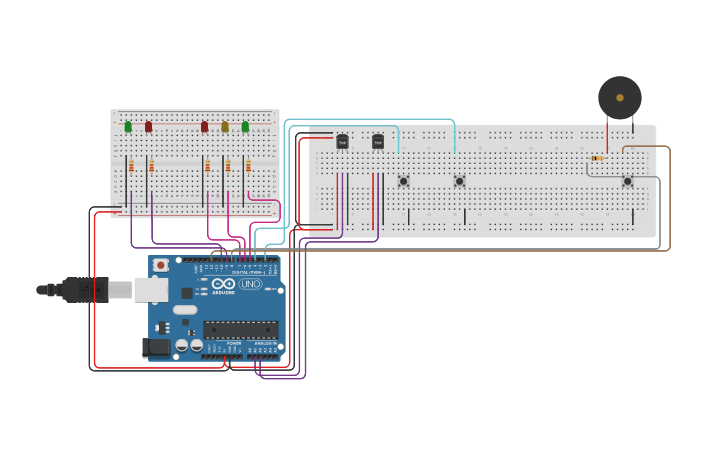 Circuit design P109_TP2 - Tinkercad