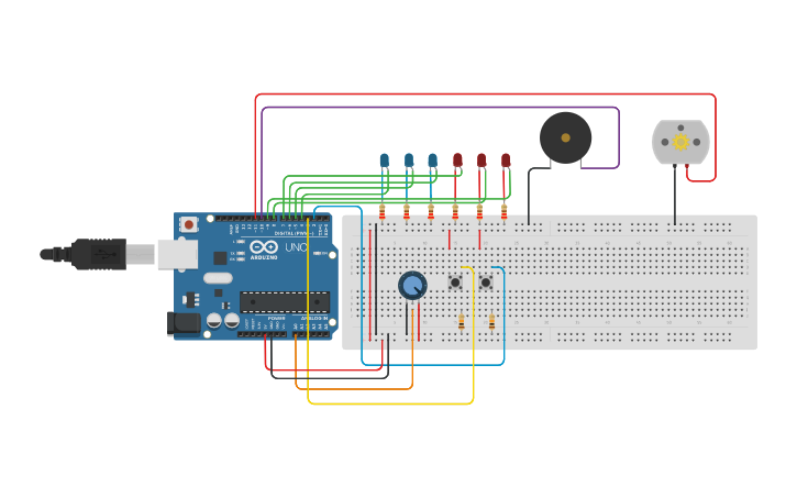 Circuit design MIC - Trabalho 1 | Tinkercad