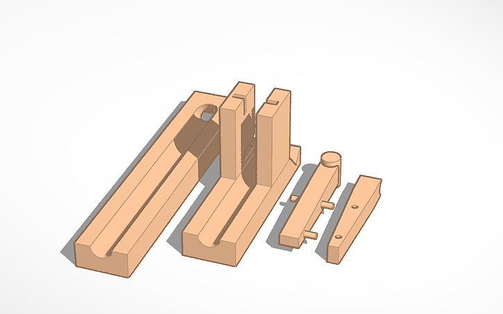 3D design Cuboro |||| Amazing Turing Cuboro Catapult/Kick - Tinkercad