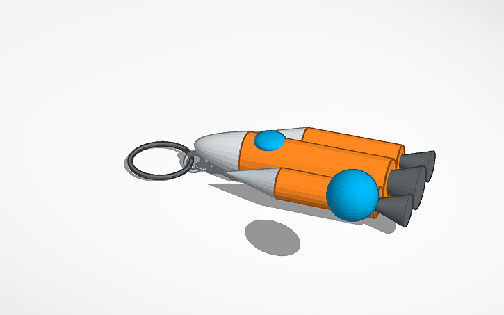 3D design Copy of Keychain - Tinkercad