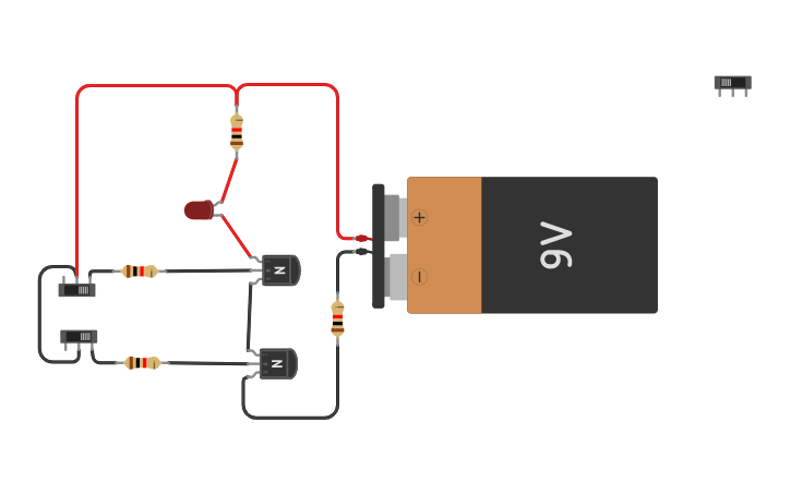 Circuit design Und-Schaltung - Tinkercad
