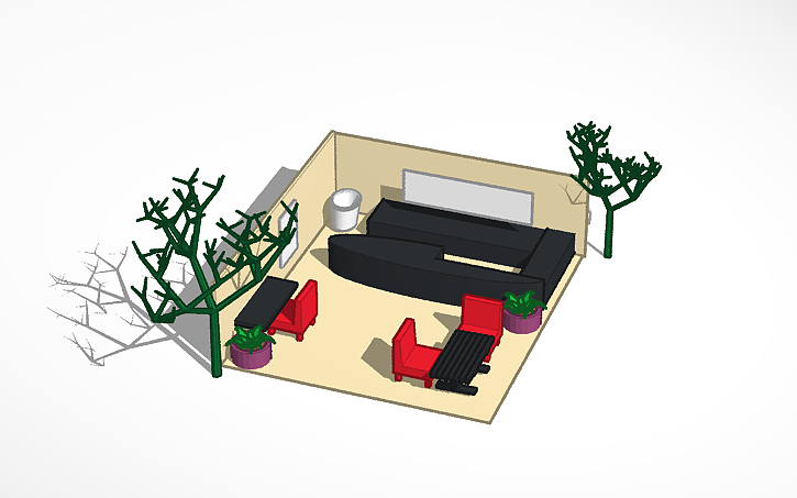 3d Design Floor Plan Tinkercad