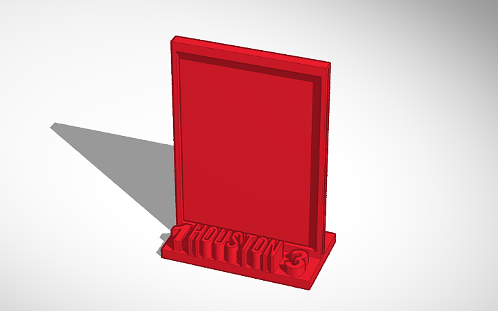 3D design Beckett's Photo Frame | Tinkercad