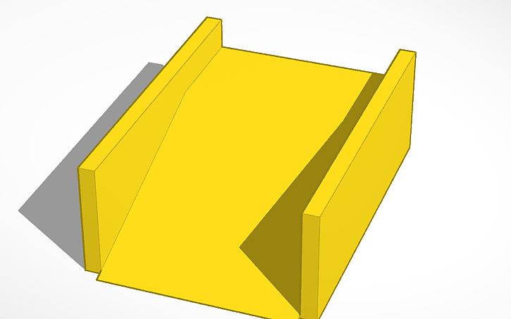 3D design BETTER THICCER RAMP!!! | Tinkercad