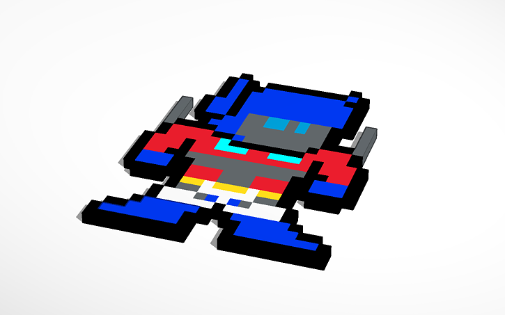 3D design 8-Bit Optimus Prime | Tinkercad