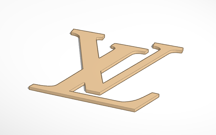 3D design Louis Vuitton - Tinkercad