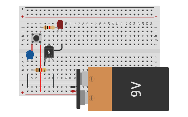 Circuit Design Capacitor Tinkercad