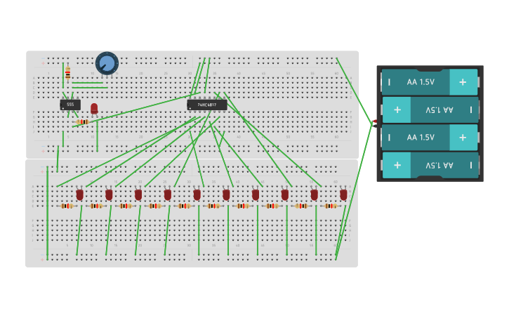 Circuit design Circuito | Tinkercad