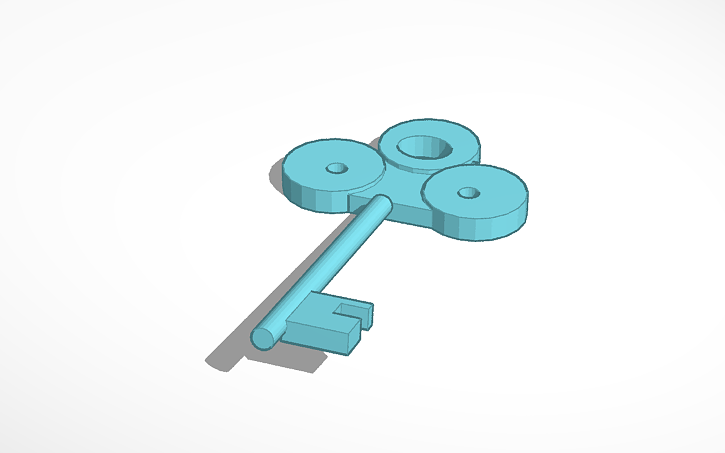 3D design key - Tinkercad