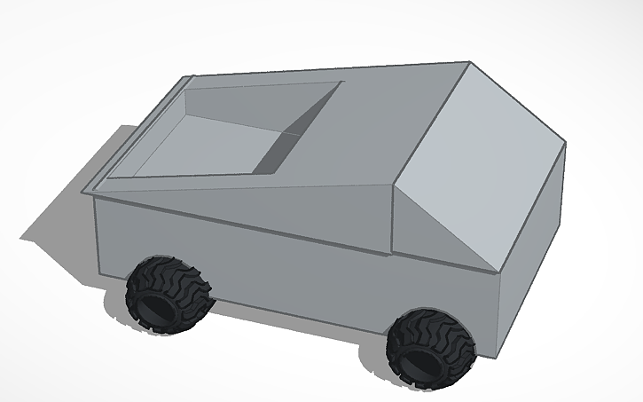 3D design Cybertruck - Tinkercad