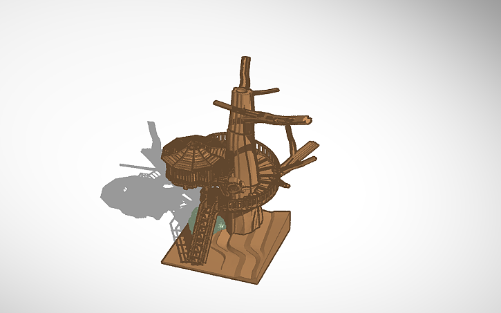 3D design Tree House - Tinkercad