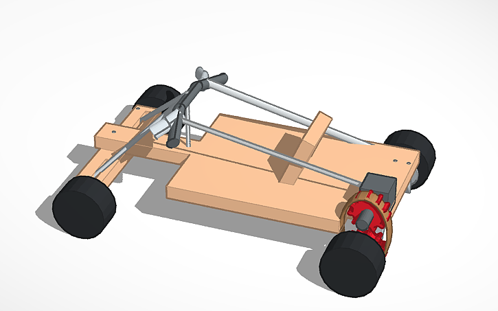 3D design Go-Kart Model | Tinkercad
