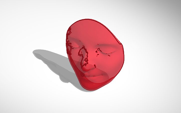 3d Design Female Face Mask Tinkercad