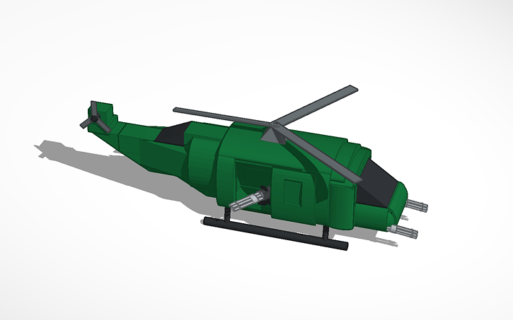 3D design Helicopter | Tinkercad