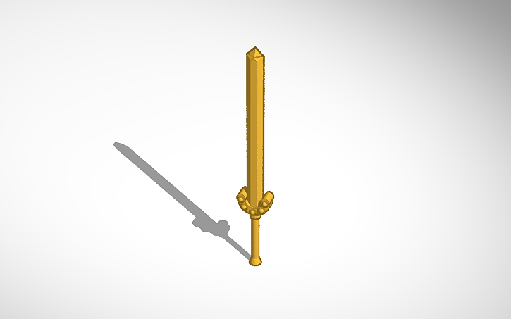 3D design Excelsior the Star Sword - Tinkercad