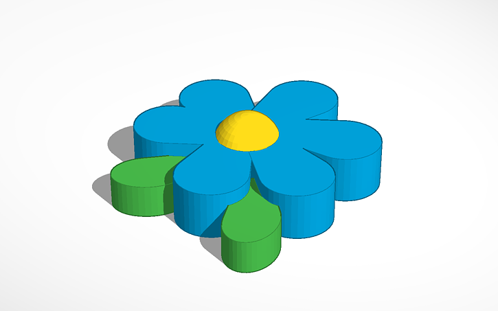 3D design Flower - Tinkercad