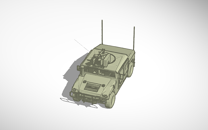 3D design Kian's humvee - Tinkercad