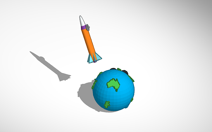 3D design Climate change - Tinkercad