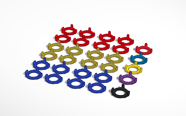 3D design Level chips for Beyblade burst - Tinkercad