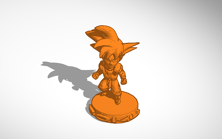 3D design GOKU - Tinkercad