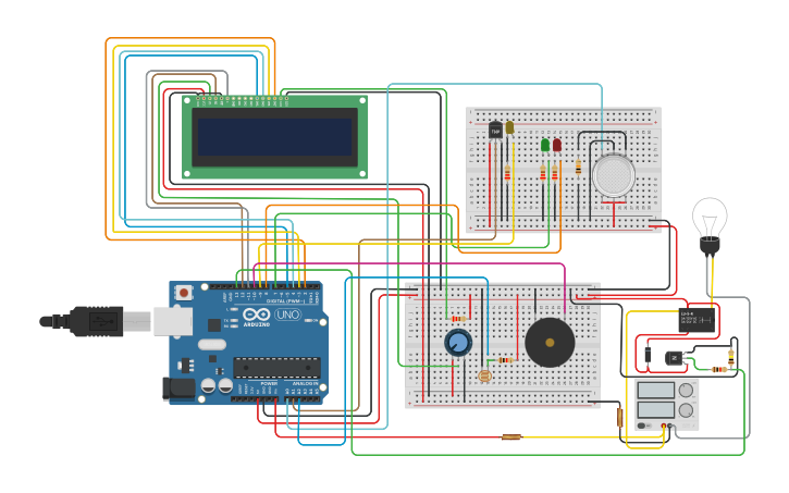 Circuit design New Smart Home | Tinkercad