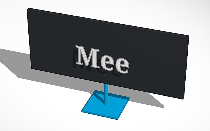 3D design Mee screen | Tinkercad