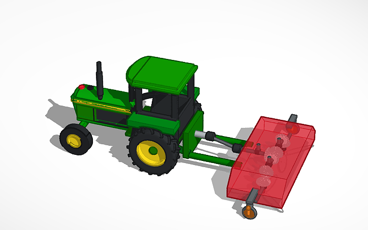 3D design Tractor - Tinkercad