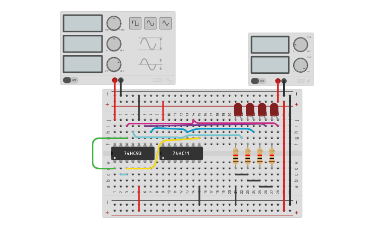 Circuit Design Count Asin Tinkercad