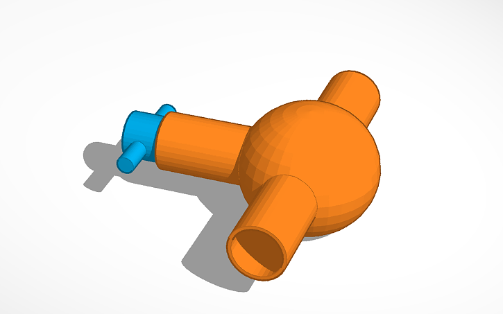 3D design Ball Valve - Tinkercad