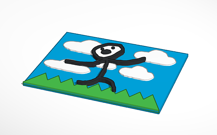 3D design funny man - Tinkercad