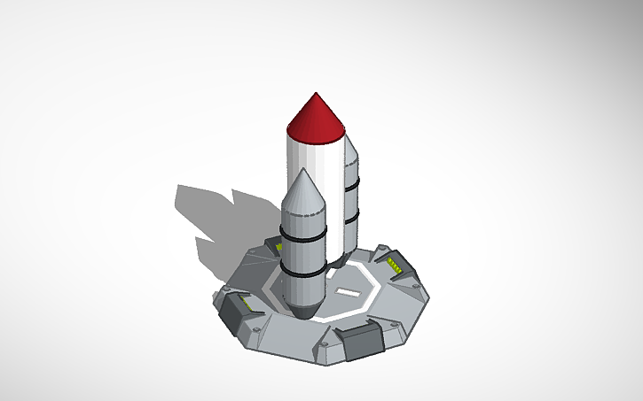3D design Rocket - Tinkercad
