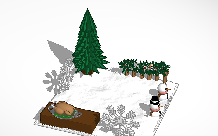 3D design christmas - Tinkercad