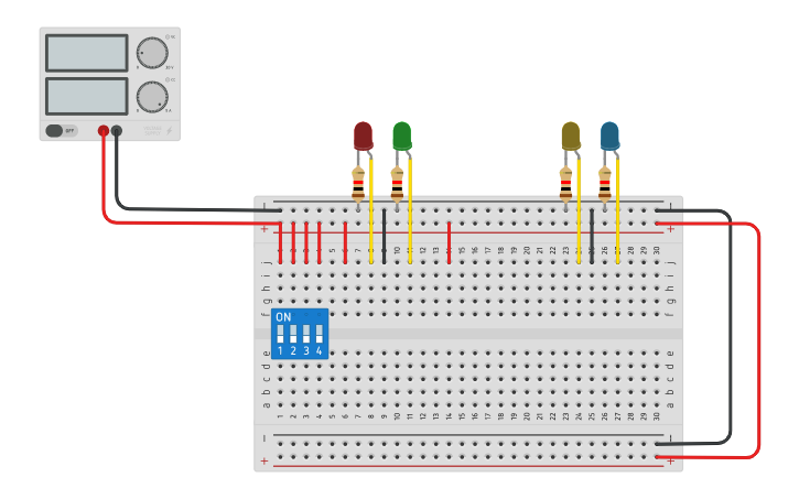 Circuit Design Mod 16 Synchronous Up Counter Tinkercad