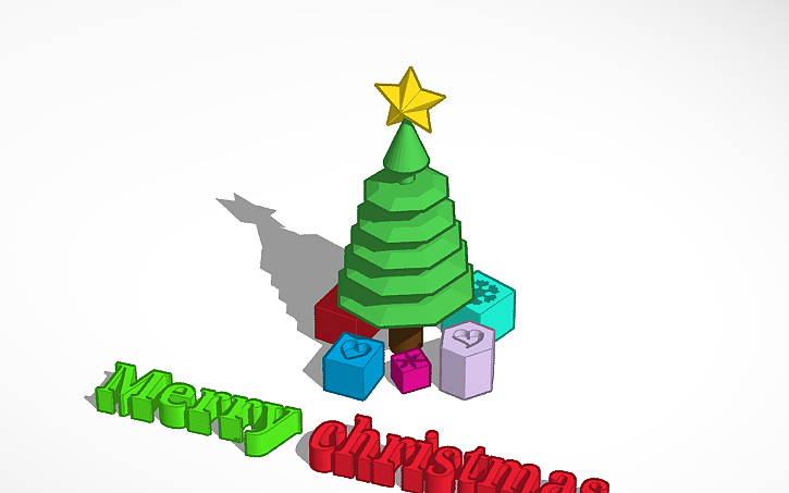 3D design Christmas tree | Tinkercad