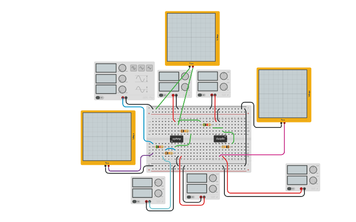 Circuit design Signal conditioning system - Tinkercad