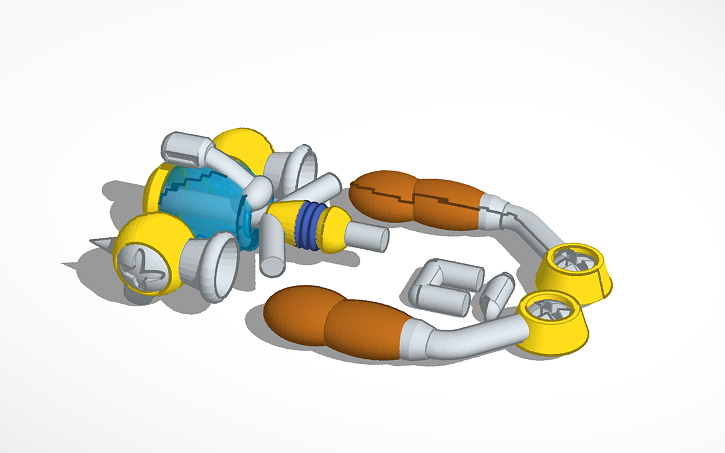 3D design F.L.U.D.D - Tinkercad
