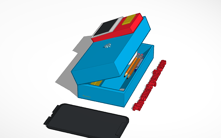 3D design smart pencil case (shane,benson) - Tinkercad
