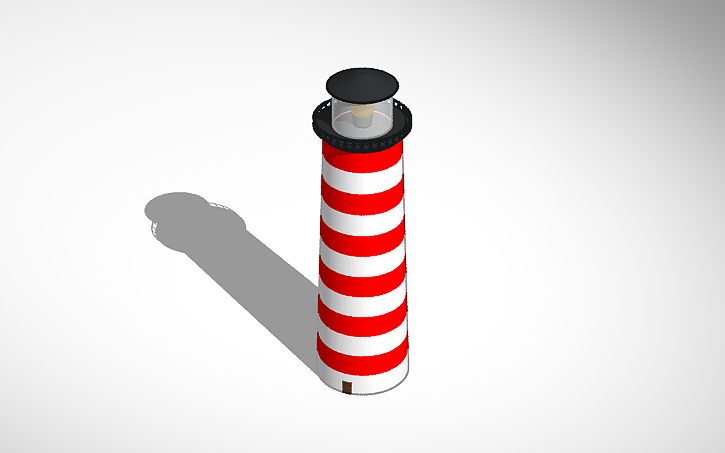 3D design Lighthouse - Tinkercad
