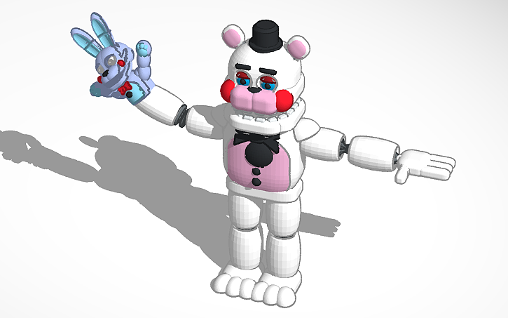 3D design funtime freddy | Tinkercad