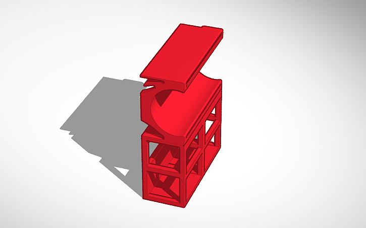 3D design Label Dispenser v2 - Tinkercad