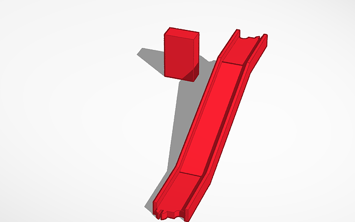 3D design The Tabletop Railway Slope track & support column - Tinkercad