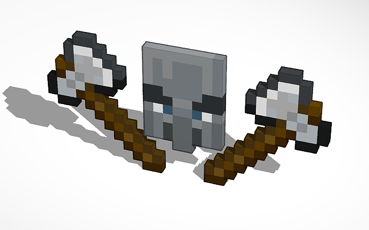 3D design Vindicator Minecraft - Tinkercad