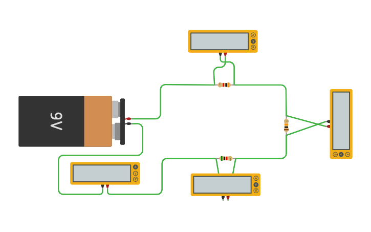 Circuit design 2. SIMPLE SERIES CIRCUIT __ SHASHANK M GOWDA - Tinkercad