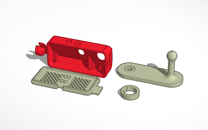 3D design esp32cam with rip sensor | Tinkercad