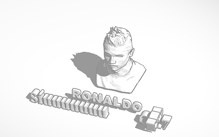 3D design Cr7 - Tinkercad
